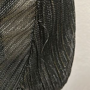 Zara | Tops | Zara Knotted Crop Top With Metallic Thread | Poshmark